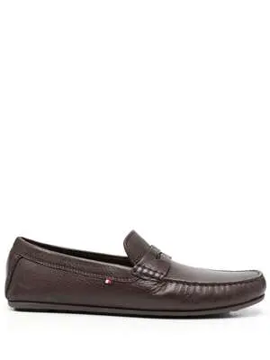 Tommy Hilfiger Pebbled Leather Loafers