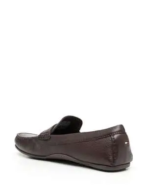 Tommy Hilfiger Pebbled Leather Loafers