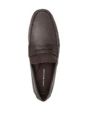 Tommy Hilfiger Pebbled Leather Loafers