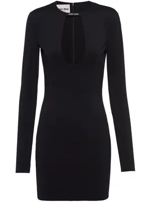 miu miu cut out dress LADYLIKE DRESSING  Tara Reid wearing the @Miu Miu Natte Front Cut Out