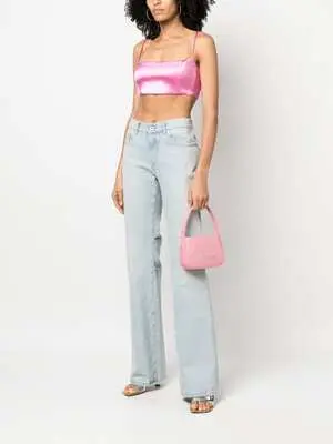Blumarine Crystal-embellished Shoulder Bag - Pink
