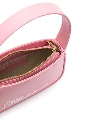Blumarine Crystal-embellished Shoulder Bag - Pink