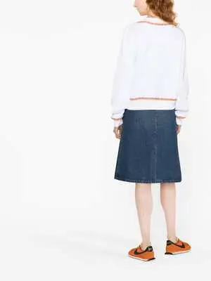 Moschino Macramé-trimmed Cotton Sweatshirt