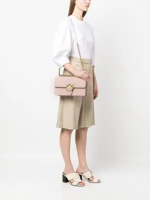 Pinko Love One Classic Shoulder Bag - Pink