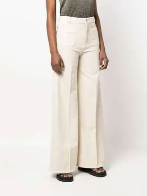 JOSEPH Wide-leg Denim Jeans