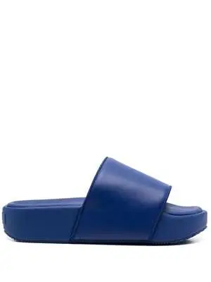 Y3 Flatform Logo-patch Slides - Blue