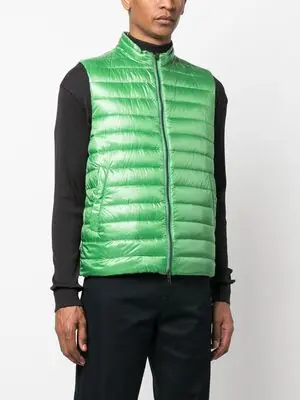 Herno Quilted Reversible Down Gilet - Green