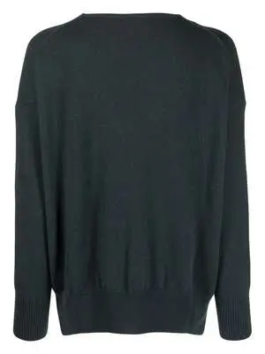 PAULA V-neck Cashmere Jumper - Green