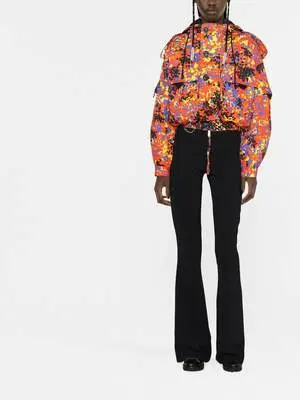 Dsquared2 Abstract-print Hooded Jacket