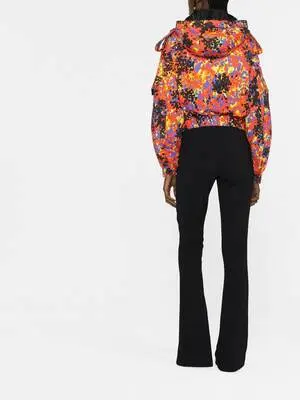 Dsquared2 Abstract-print Hooded Jacket