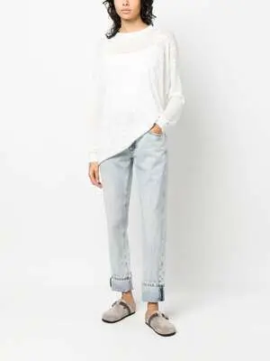 Brunello Cucinelli Roll-cuff Straight-leg Jeans
