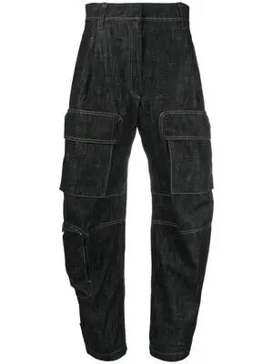 Brunello Cucinelli High-waisted Cargo Jeans
