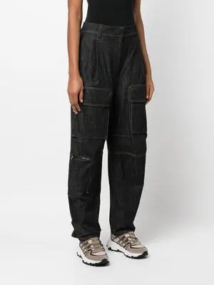 Brunello Cucinelli High-waisted Cargo Jeans