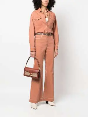 COACH Tabby Leather Shoulder Bag - Brown