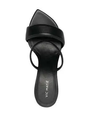 VIC MATIE 70mm Open-toe Leather Sandals
