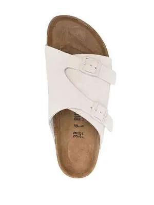 BIRKENSTOCK Zürich Suede Sandals - White