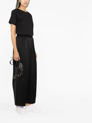 Calvin Klein Round-neck Short-sleeved T-shirt - Black