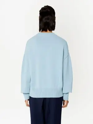 AMI Paris De Coeur Embroidered Sweater