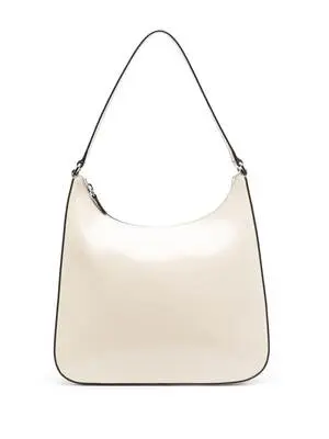 Staud Alec Leather Shoulder Bag - Neutrals