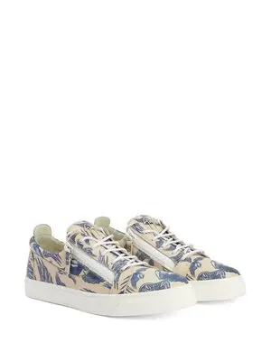 GIUSEPPE ZANOTTI Frankie Double-zip Low-top Sneakers