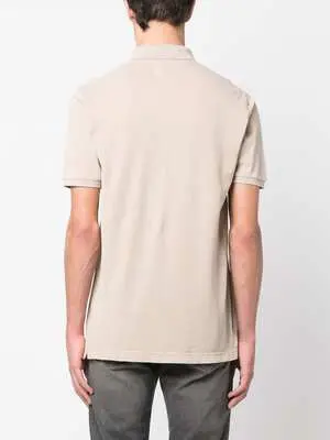 Fedeli Short-sleeve Polo Shirt - Neutrals