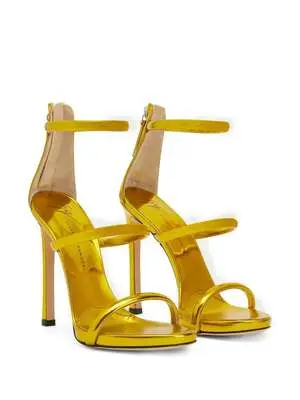 GIUSEPPE ZANOTTI High-heeled Strappy Sandals - Yellow