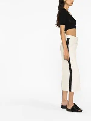 SEMICOUTURE High-waisted Cropped Trousers