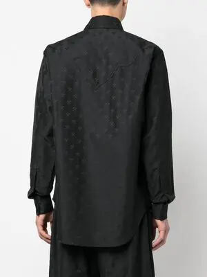 GMBH Hammer-jacquard Button-up Shirt
