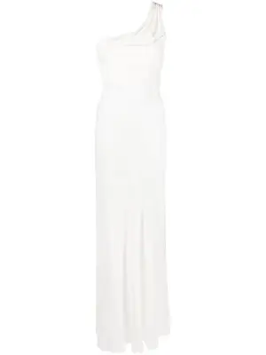 Alberta Ferretti One-shoulder Gown
