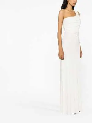 Alberta Ferretti One-shoulder Gown