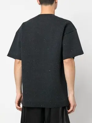 JW Anderson Barcode-motif Crew-neck T-shirt - Grey