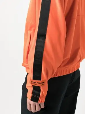 Heron Preston Logo-tape Zip-up Track Jacket - Orange