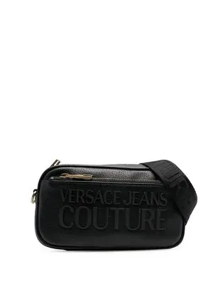 Versace Logo-embellished Messenger Bag