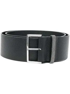 Fabiana Filippi Grained-leather Wide Belt