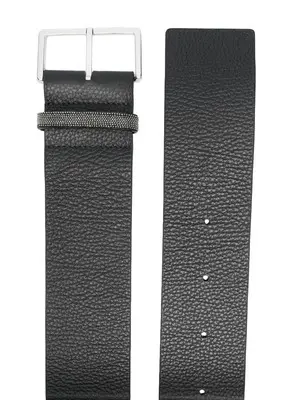 Fabiana Filippi Grained-leather Wide Belt