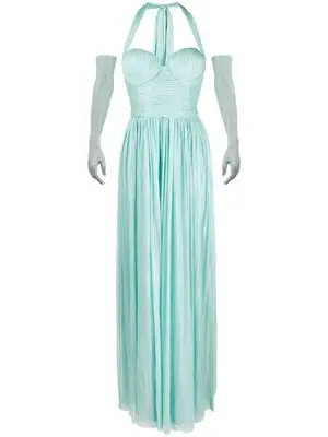 JEAN-LOUIS SABAJI Tulle Maxi Dress