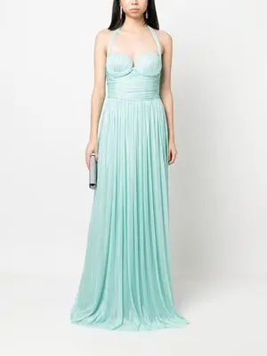 JEAN-LOUIS SABAJI Tulle Maxi Dress