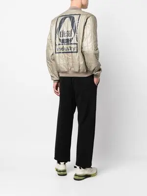 DIESEL® Quilted Bomber Jacket