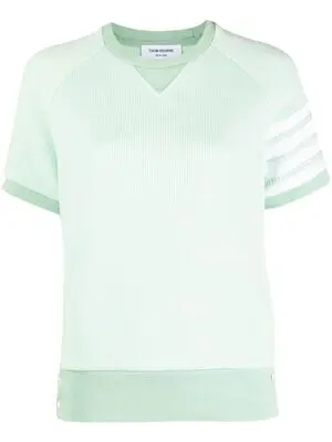 Thom Browne 4-bar Stripe T-shirt - Green