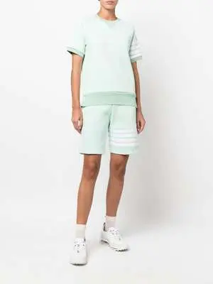 Thom Browne 4-bar Stripe T-shirt - Green
