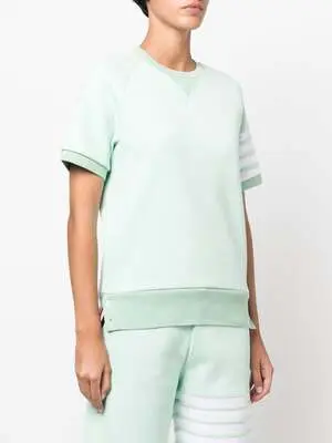 Thom Browne 4-bar Stripe T-shirt - Green