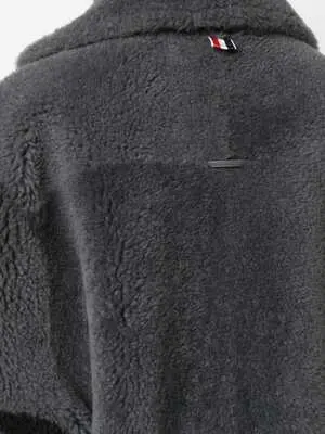 Thom Browne 4-bar Stripe Shearling Jacket