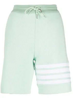 Thom Browne 4-bar Stripe Shorts - Green