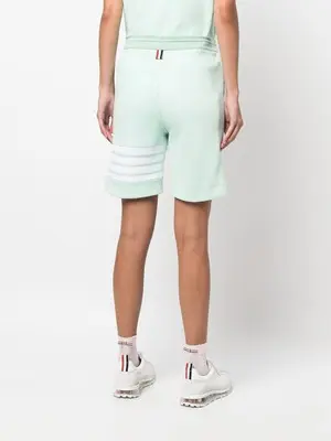 Thom Browne 4-bar Stripe Shorts - Green