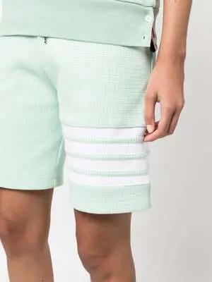 Thom Browne 4-bar Stripe Shorts - Green