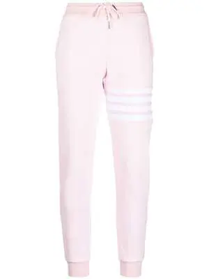 Thom Browne 4-bar Stripe Tapered Joggers - Pink
