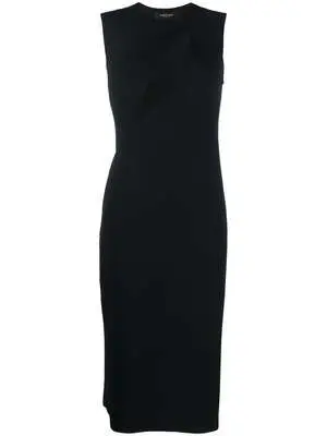Versace Cut-out Midi Dress - Black