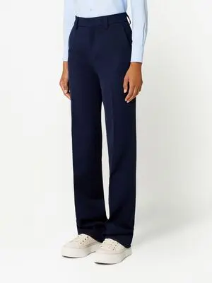 AMI Paris High-waisted Wool Trousers