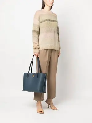 COACH Willow Leather Tote Bag