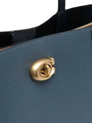 COACH Willow Leather Tote Bag